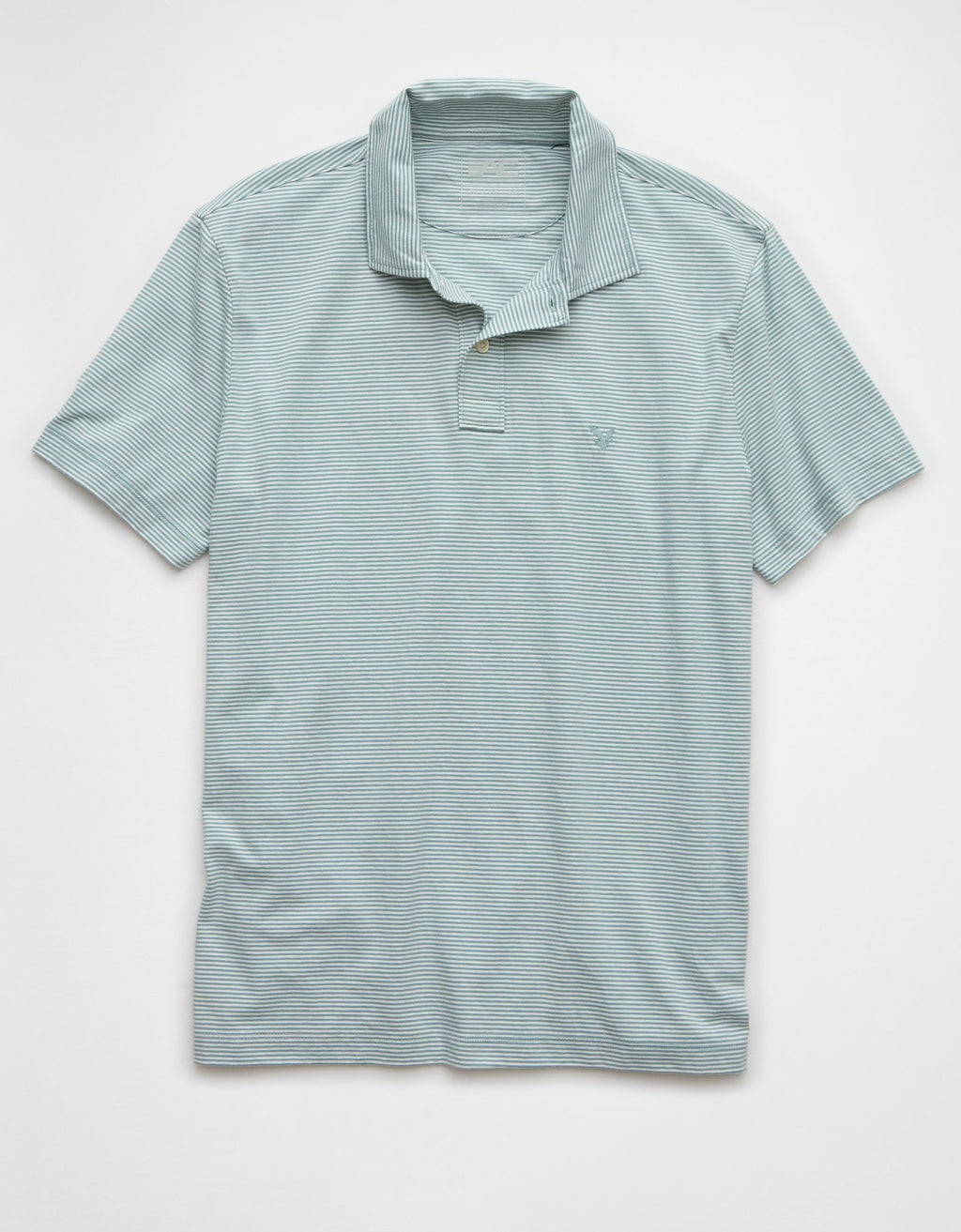 AE 24/7 Club Logo Striped Polo Shirt – American Eagle Europe